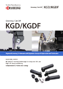 KGD / KGDF | Cutting Tools | KYOCERA Asia Pacific